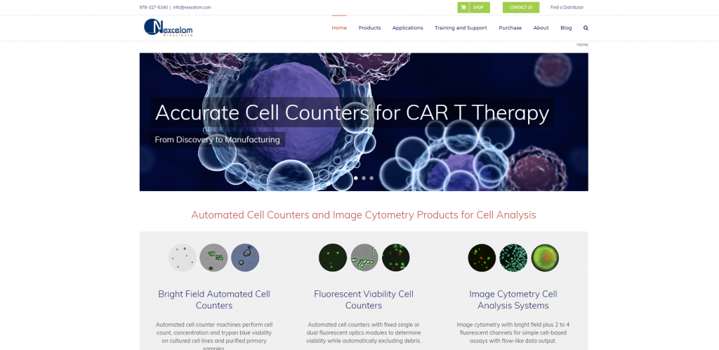 Cellular Microscopy Site - Turbo WP Devs - Super Fast Custom Website ...